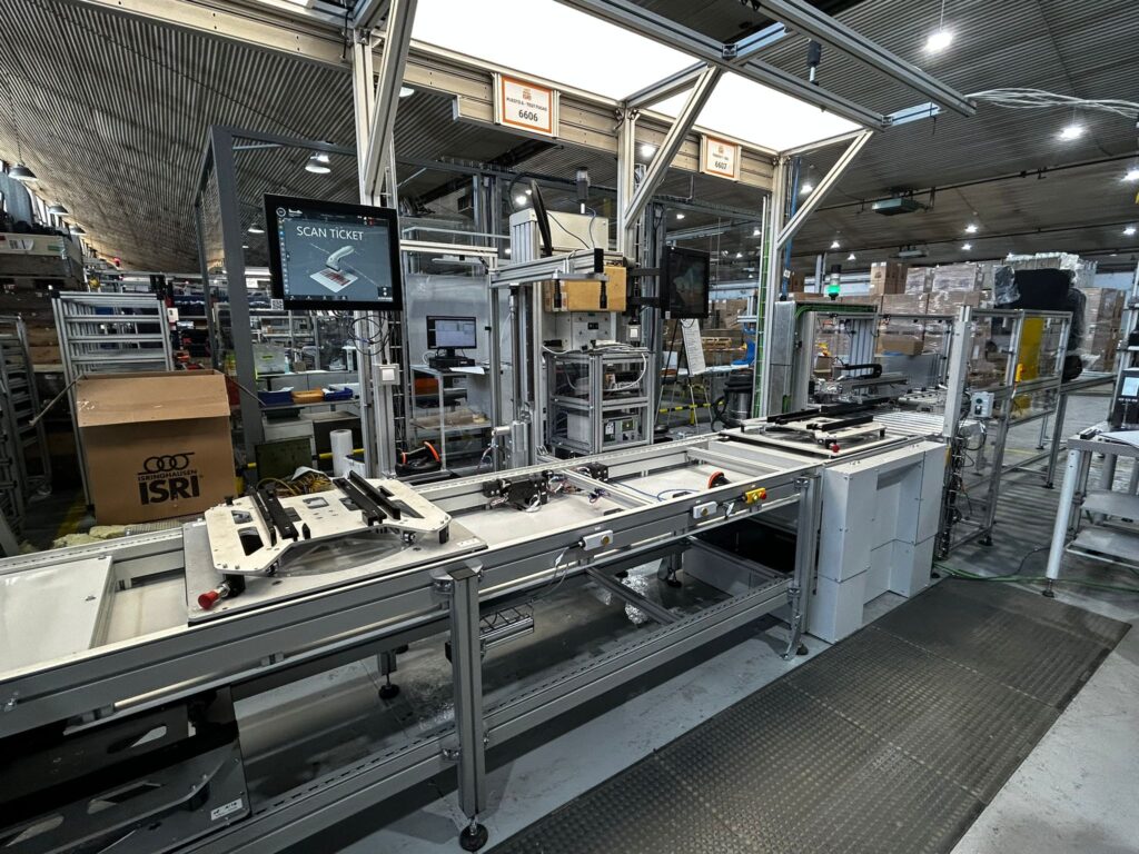 Machinery seat assembly line - Nikai Systems